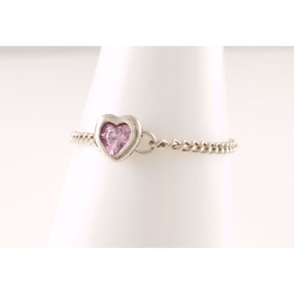 Spirited Heart Genuine Pandora Silver Pink Love Chain… - Gem